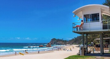Na praia 
