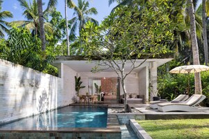 Villa, piscina privativa (Ocean) | Roupa de alta qualidade, edredões de penas, minibar, cofre no quarto 