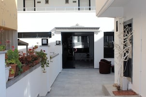 Entrada do alojamento