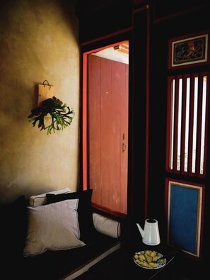 Área de estar no saguão