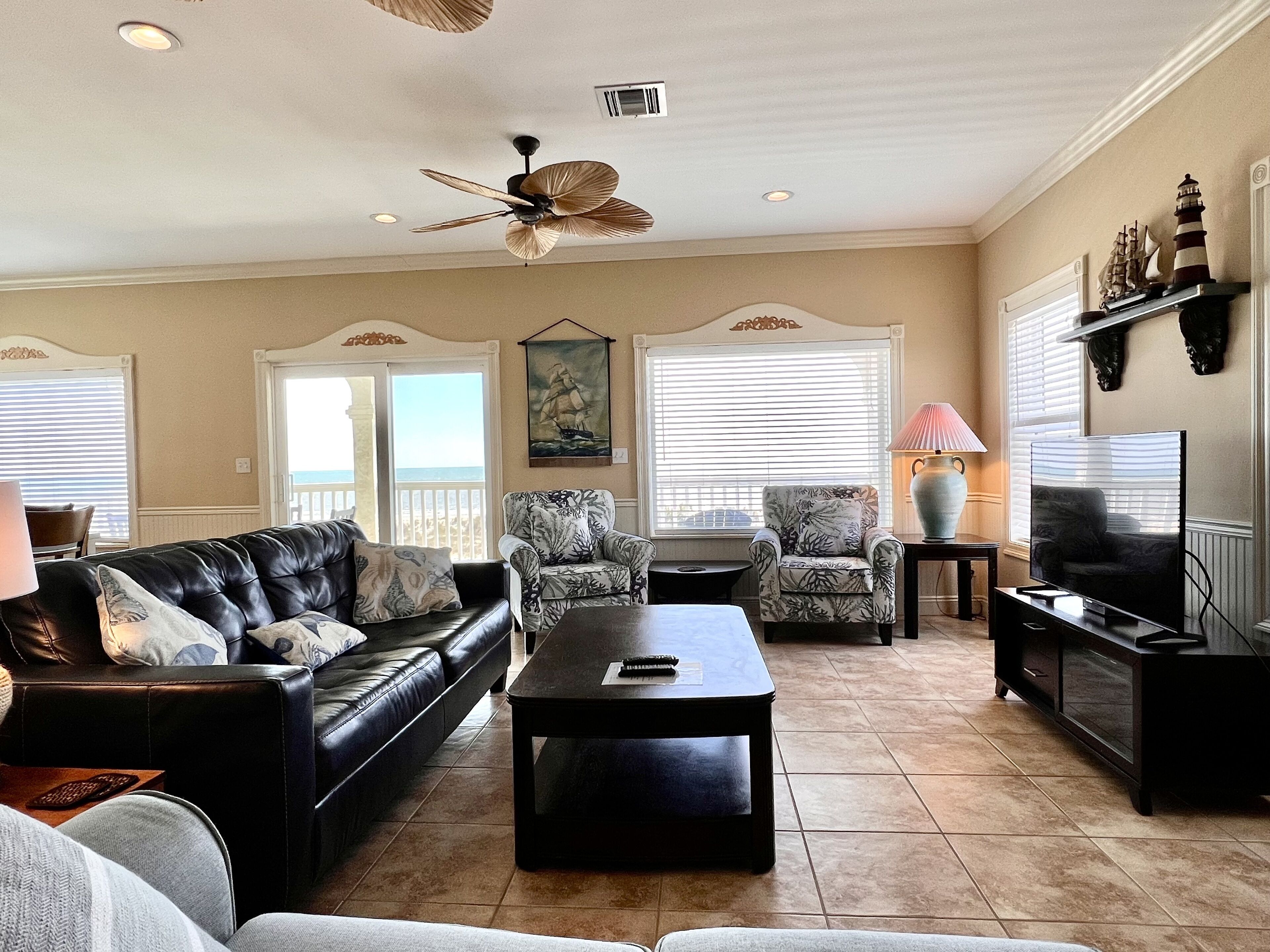 Updated Gulf Front Home, Elevator, Garage, Large Lot, Beach Gear Included! - Cape San Blas, FL