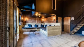 Apartamento, banheiro privativo | Lounge