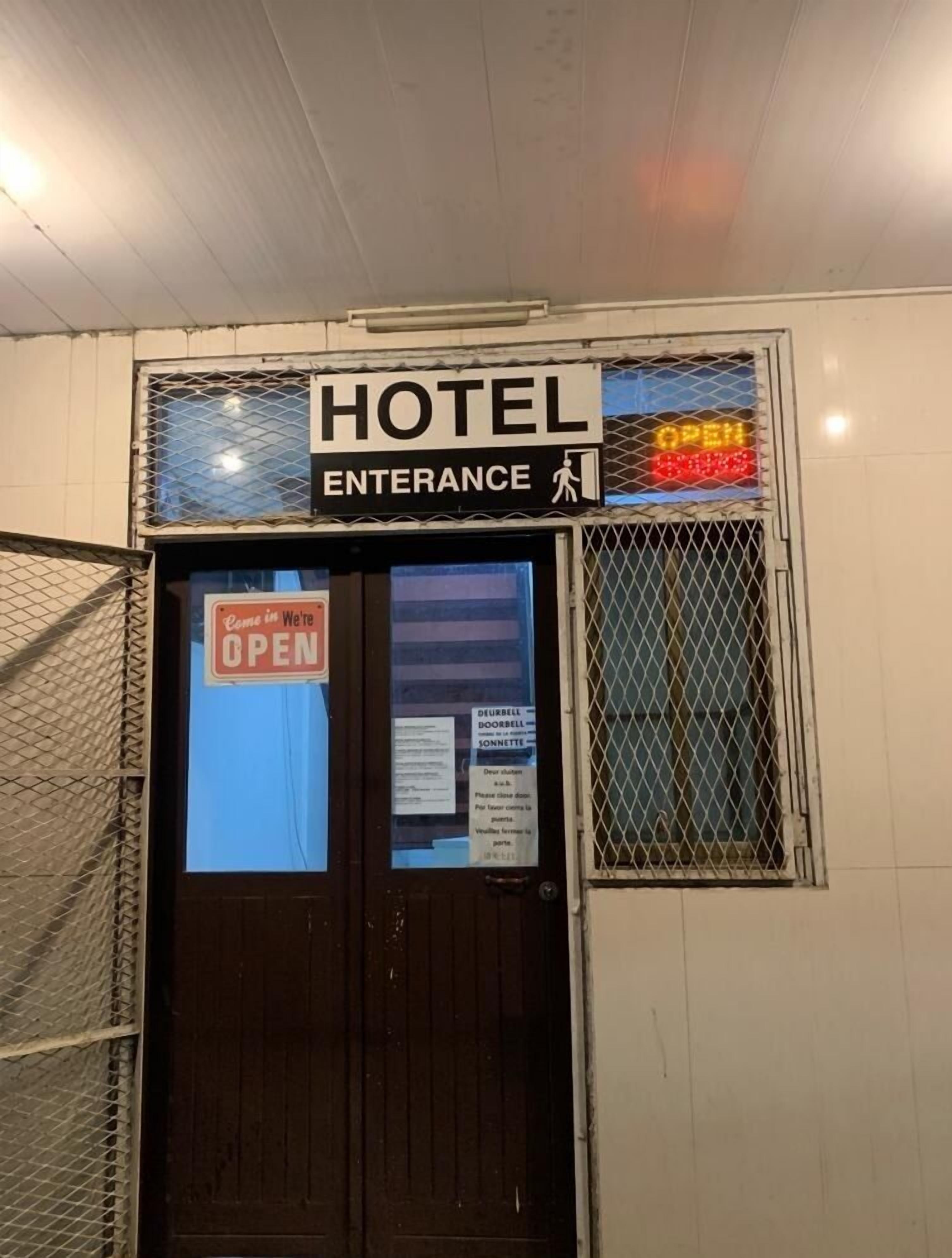 Entrada do alojamento
