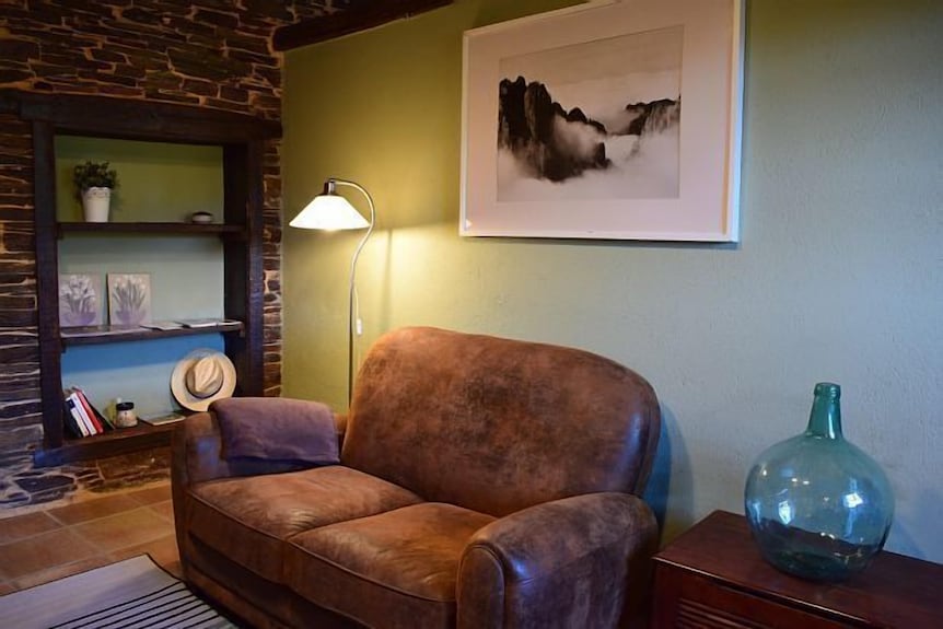 Casita Para 2 Con Vistas A La Montaña A Pie De Camino De Santiago, Samos - Galicia