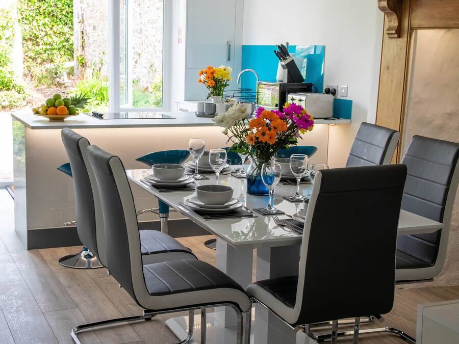 Casa de campo, banheiro privativo (Westeria Cottage) | Restaurante