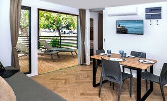 TV de ecrã plano, ténis de mesa 