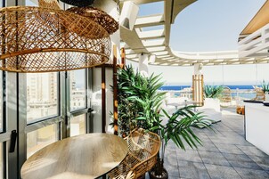 Terraço no piso superior