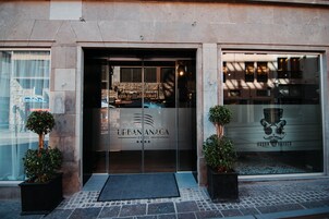 Entrada do alojamento