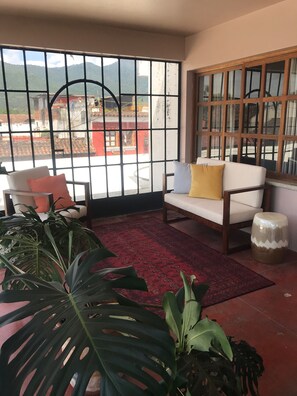 Sala de estar do lobby