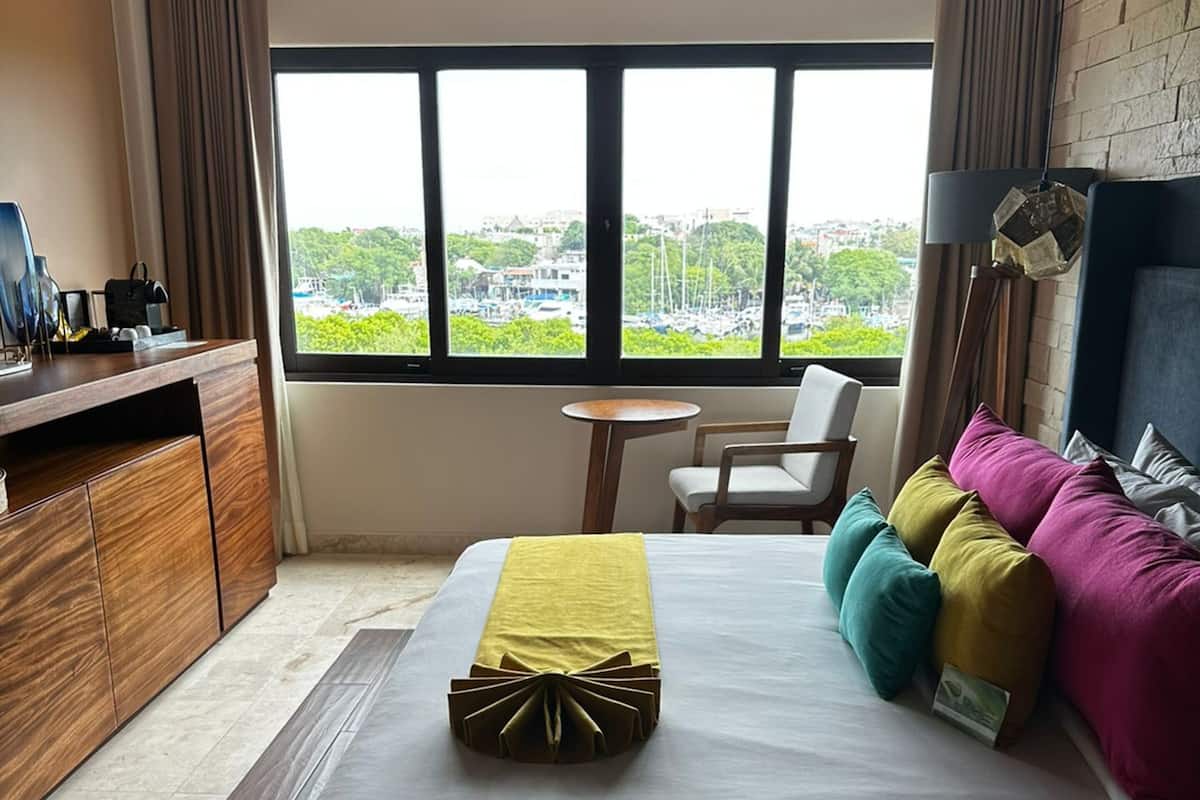 Lençóis de algodão egípcio, roupa de alta qualidade, minibar