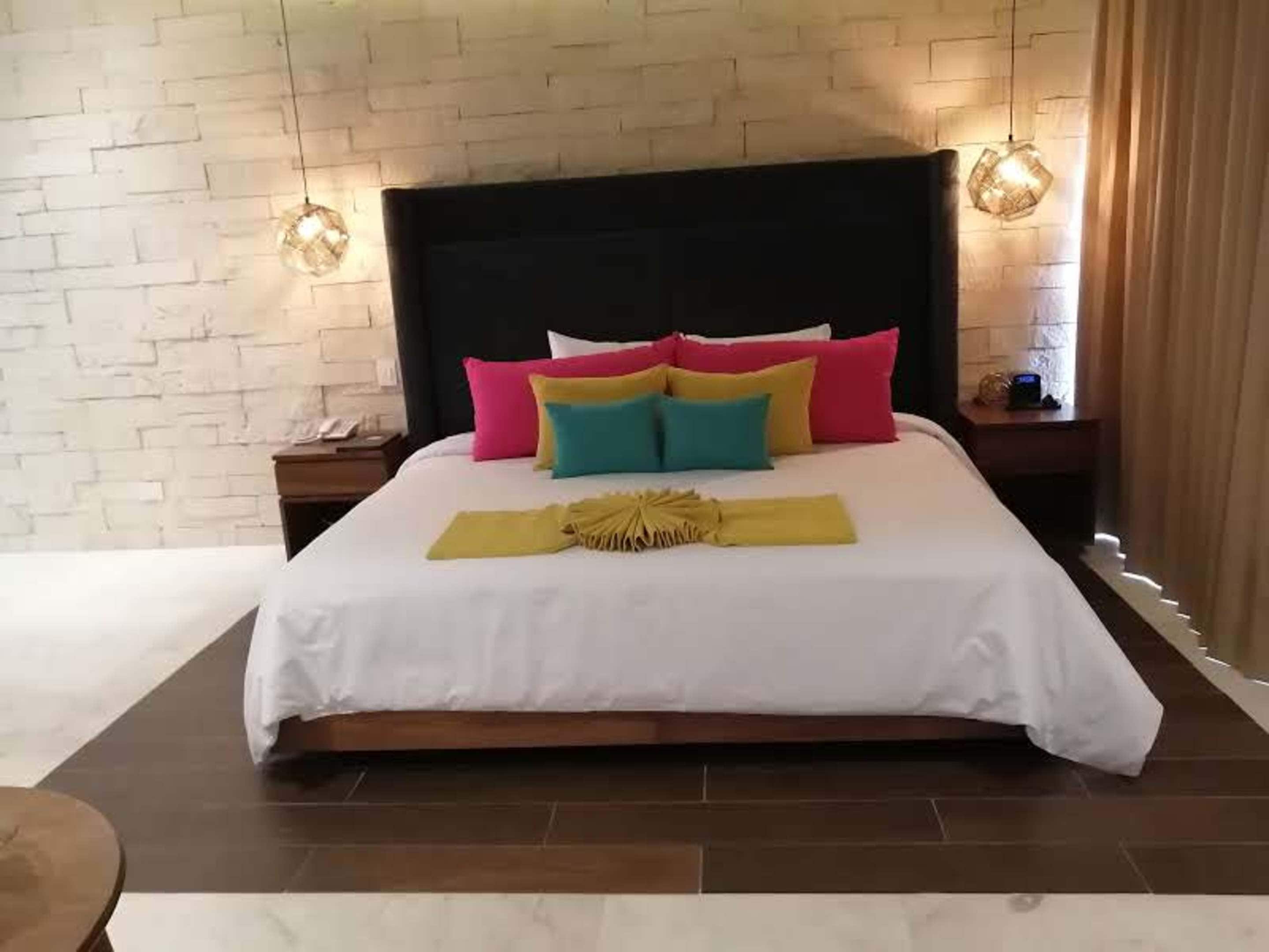 Lençóis de algodão egípcio, roupa de alta qualidade, minibar 