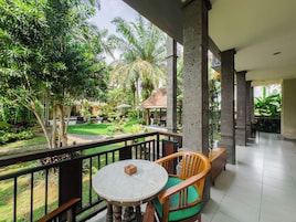 Quarto duplo luxo | Terraço/pátio