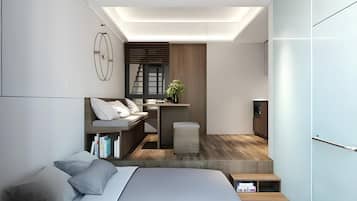 Apartamento, 1 quarto | 1 quarto, roupas de cama premium