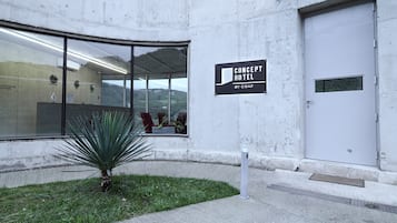 Entrada do alojamento
