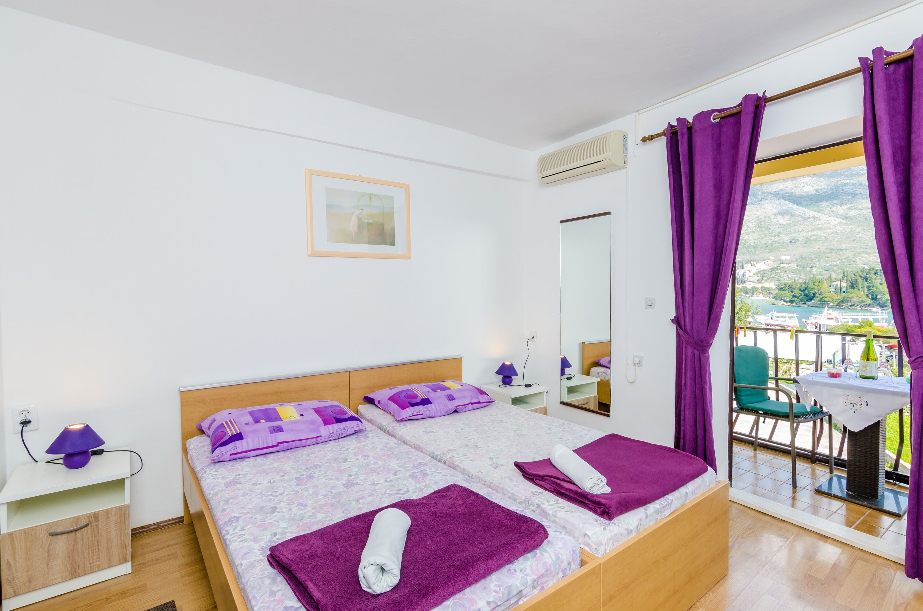 Apartments & Rooms Mihajica- Double Or Twin Room With Balcony And Sea View - Cavtat