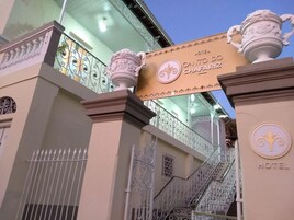 Entrada do alojamento