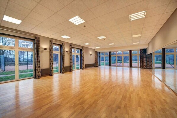 Espaço para aeróbica