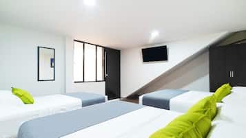 Quarto Familiar | Roupa hipoalergénica, Wi-fi grátis, roupa de cama fornecida