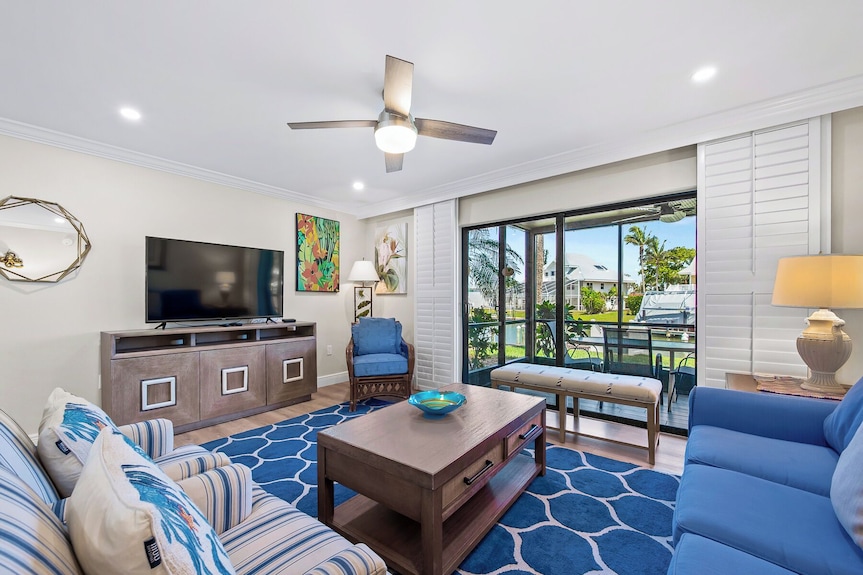 Newly Renovated Dock View 2 Bed, 2 Bath At Sanibel Moorings #1631 - Lighthouse Beach Park
