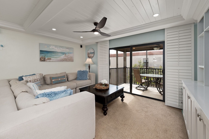 Tropical Garden View 2 Bed, 2 Bath At Sanibel Moorings #842 - Lighthouse Beach Park