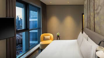 1 quarto, minibar, cofre no quarto, com mobília individualizada