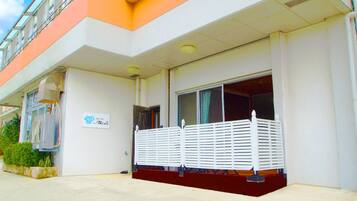 Terraço no piso superior