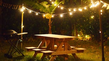 Espaço exterior para banquetes