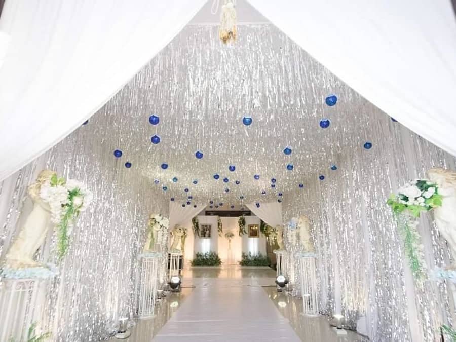 Área interna para casamento