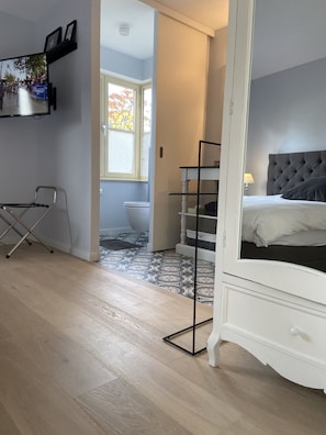 Quarto superluxo, 1 cama King, para não fumantes (Suite Florentine) | Roupas de cama de algodão egípcio, roupas de cama premium