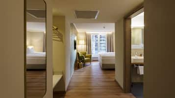 Quarto casal superior | Roupas de cama antialérgicas, individualmente mobiliados