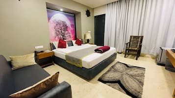 Quarto premium | 1 quarto, roupas de cama premium, camas Select Comfort