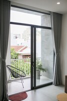 Estúdio Deluxe, varanda, vista para o jardim (B) | Vista do quarto