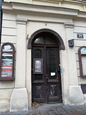 Entrada do alojamento