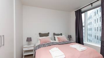 Apartamento, 1 quarto | 1 quarto, cofre no quarto, cortinas/cortinados opacos