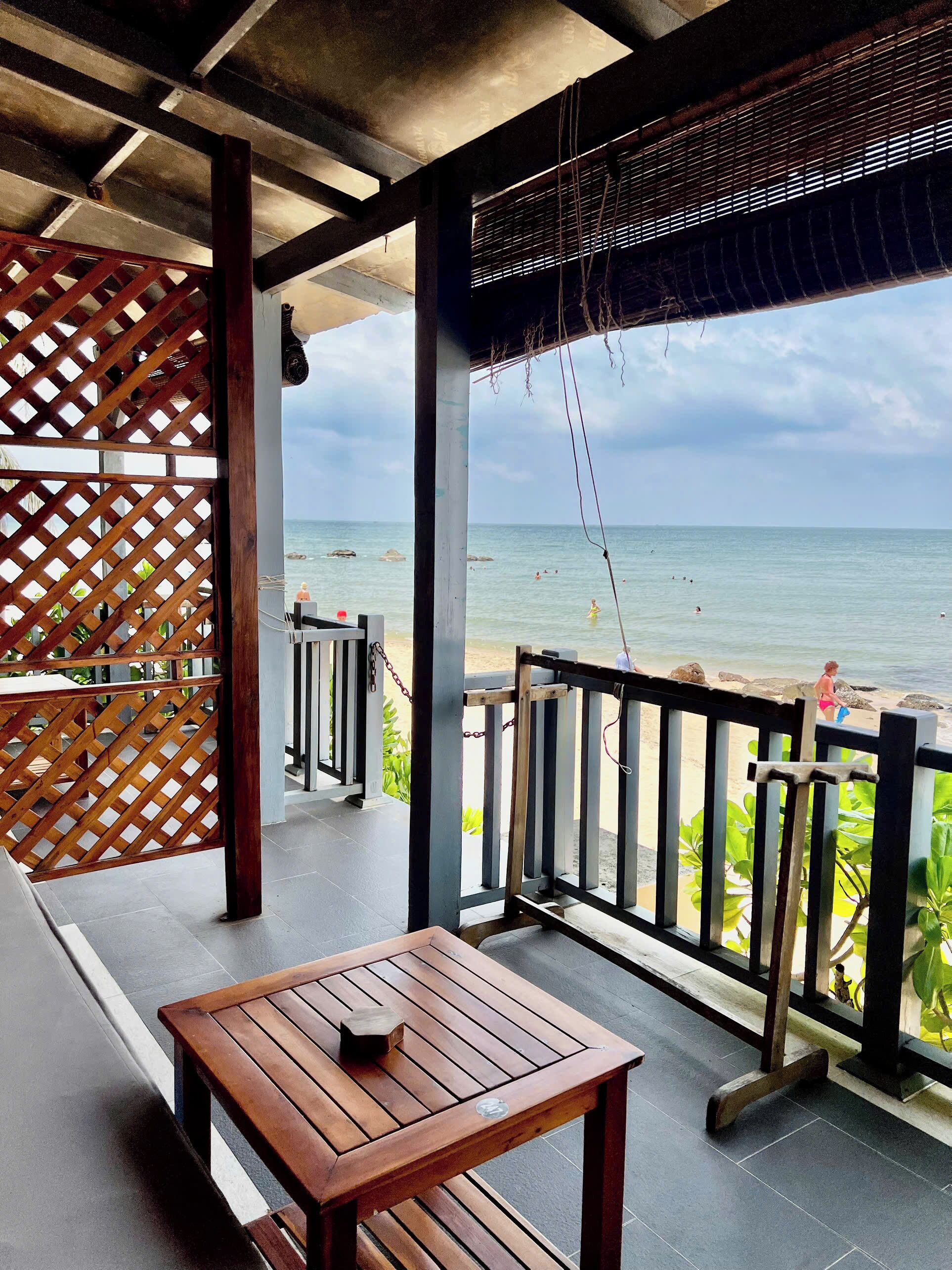 Quarto júnior, vista para a praia | Terraço/pátio
