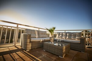 Cobertura exclusiva (Suite) | Varanda coberta