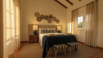 Quarto casal | Roupas de cama premium, quartos à prova de som, berços grátis