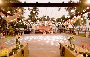 Área externa para casamento