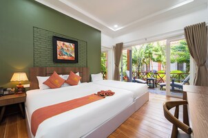 Bungalow, várias camas | Vista do quarto