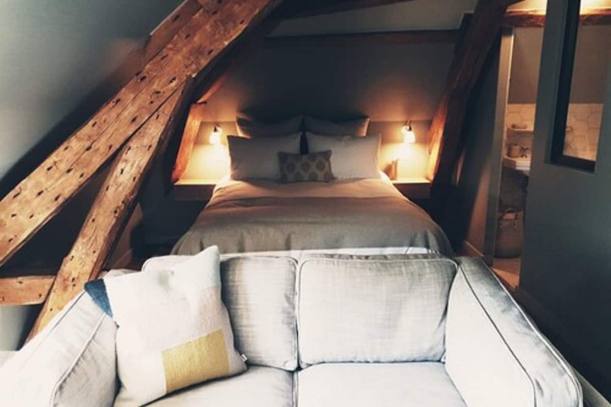 Quarto casal (Tilleul) | Quartos à prova de som, Wi-Fi de cortesia, roupa de cama