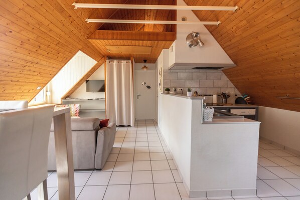 Apartamento, 1 quarto (Le Portzic) | Sala de estar | TV de ecrã plano 