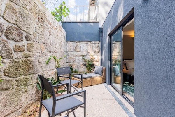 Suite-Estúdio Exclusiva, terraço, vista para o jardim (Conguito) | Terraço/pátio interior