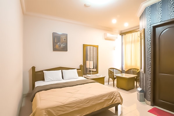 Quarto Standard | Secretária, Wi-fi grátis, roupa de cama fornecida