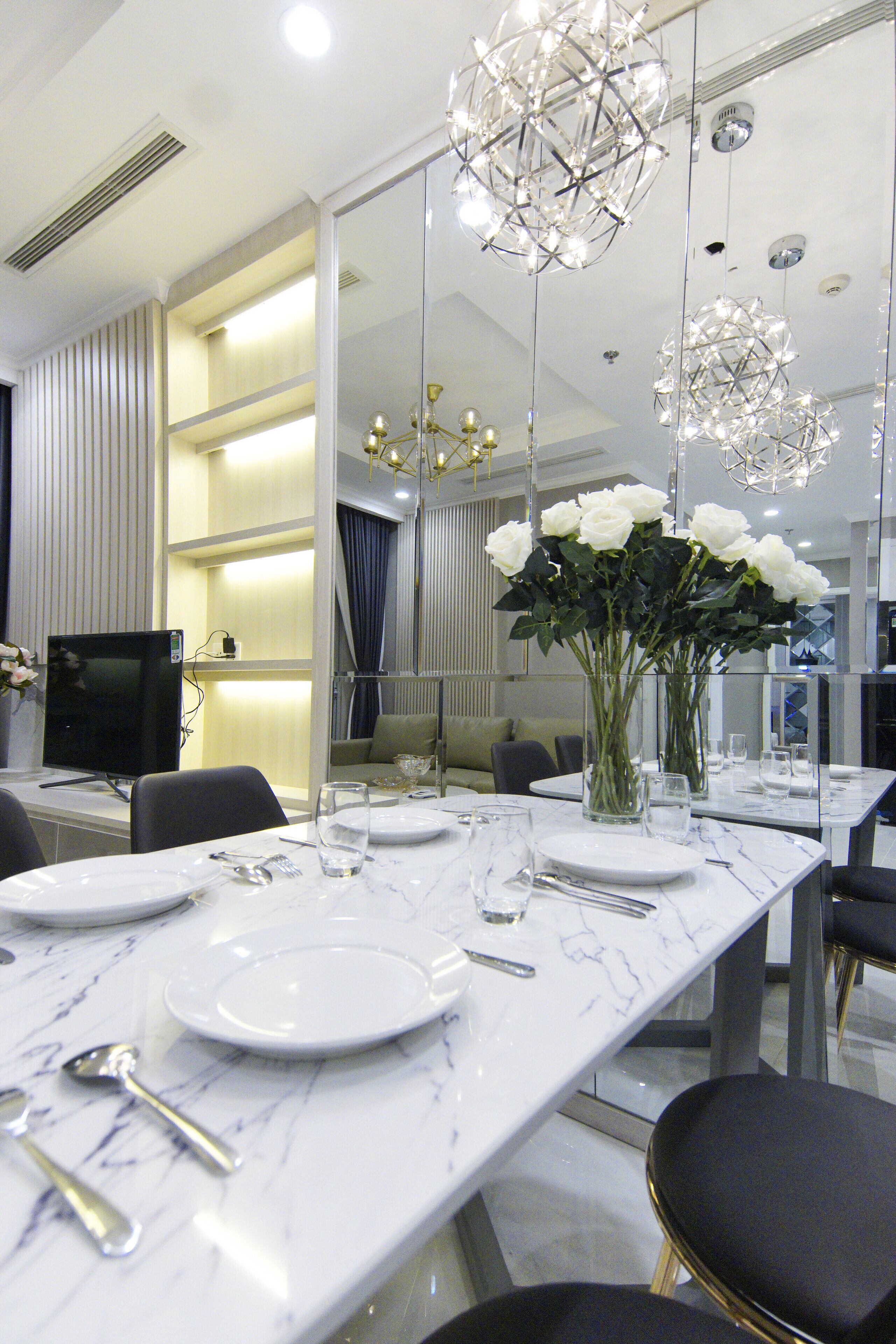 Opções para refeição no quarto