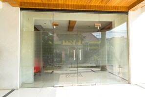 Entrada do alojamento