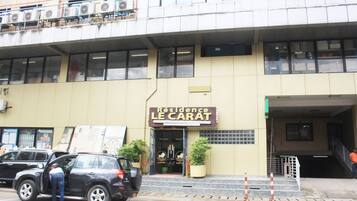 Entrada do alojamento