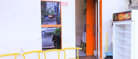 Entrada do alojamento