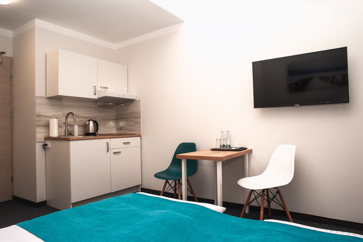 Wi-fi grátis, roupa de cama fornecida