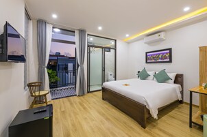 Quarto Deluxe, varanda | Sala