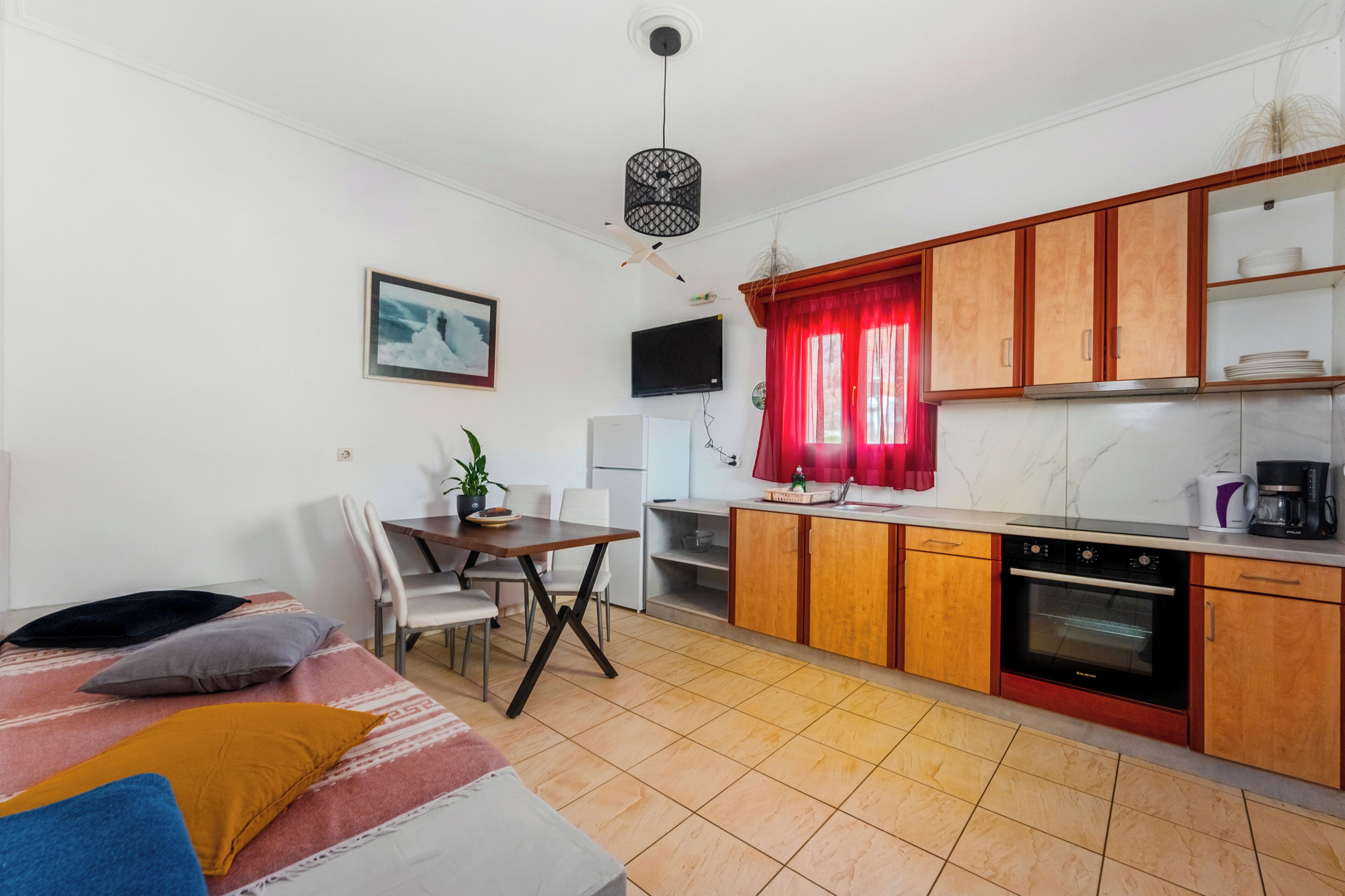 Villa Familiar, 2 quartos (Free Car Rental , 6 People) | Roupa de alta qualidade, cofre no quarto, com decoração personalizada 